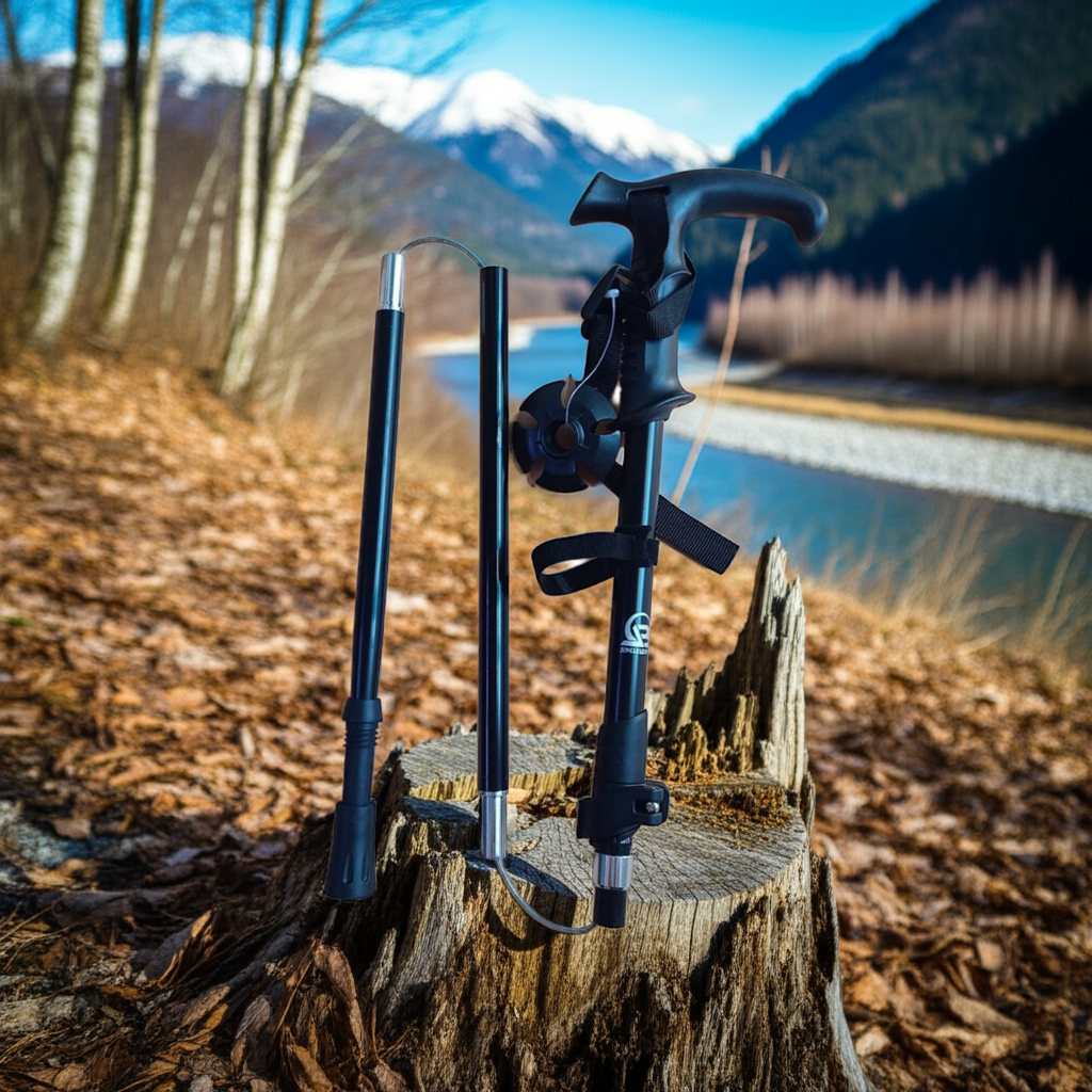 Hiking stick - fold up – Blades and Outdoor